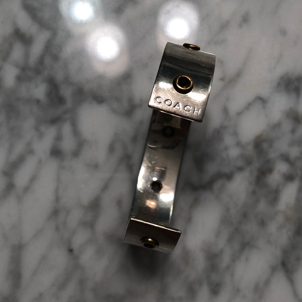 Coach Silver Bangle - Gem